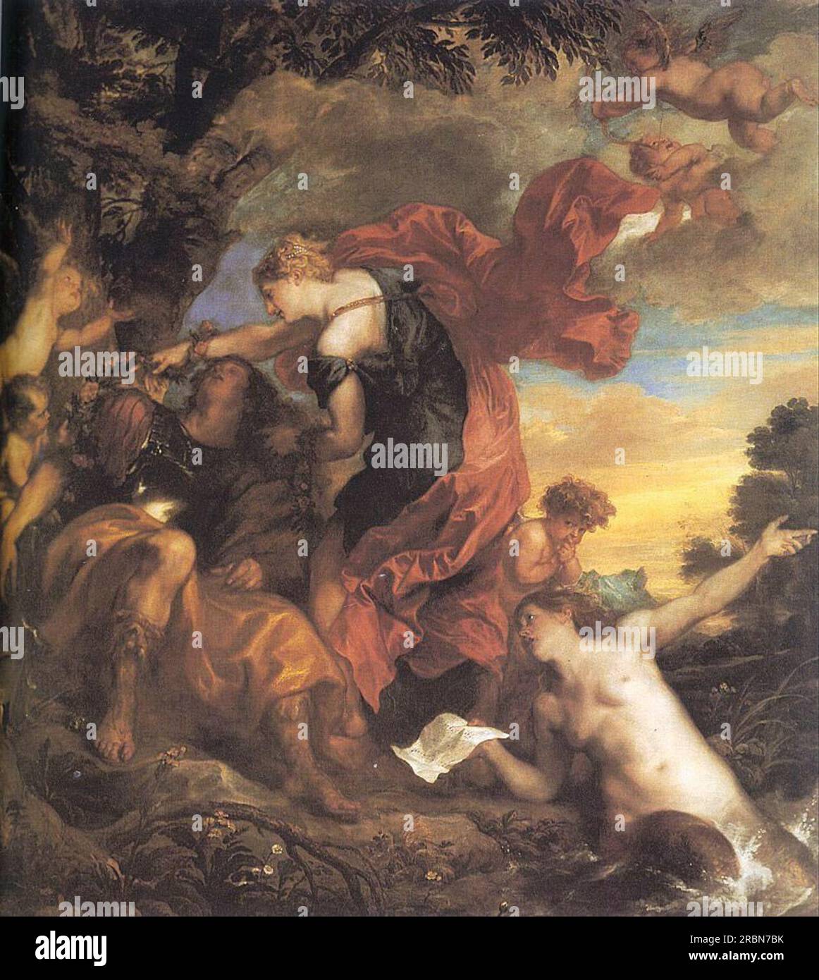 Rinaldo and armida anthony van dyck hi-res stock photography and images ...