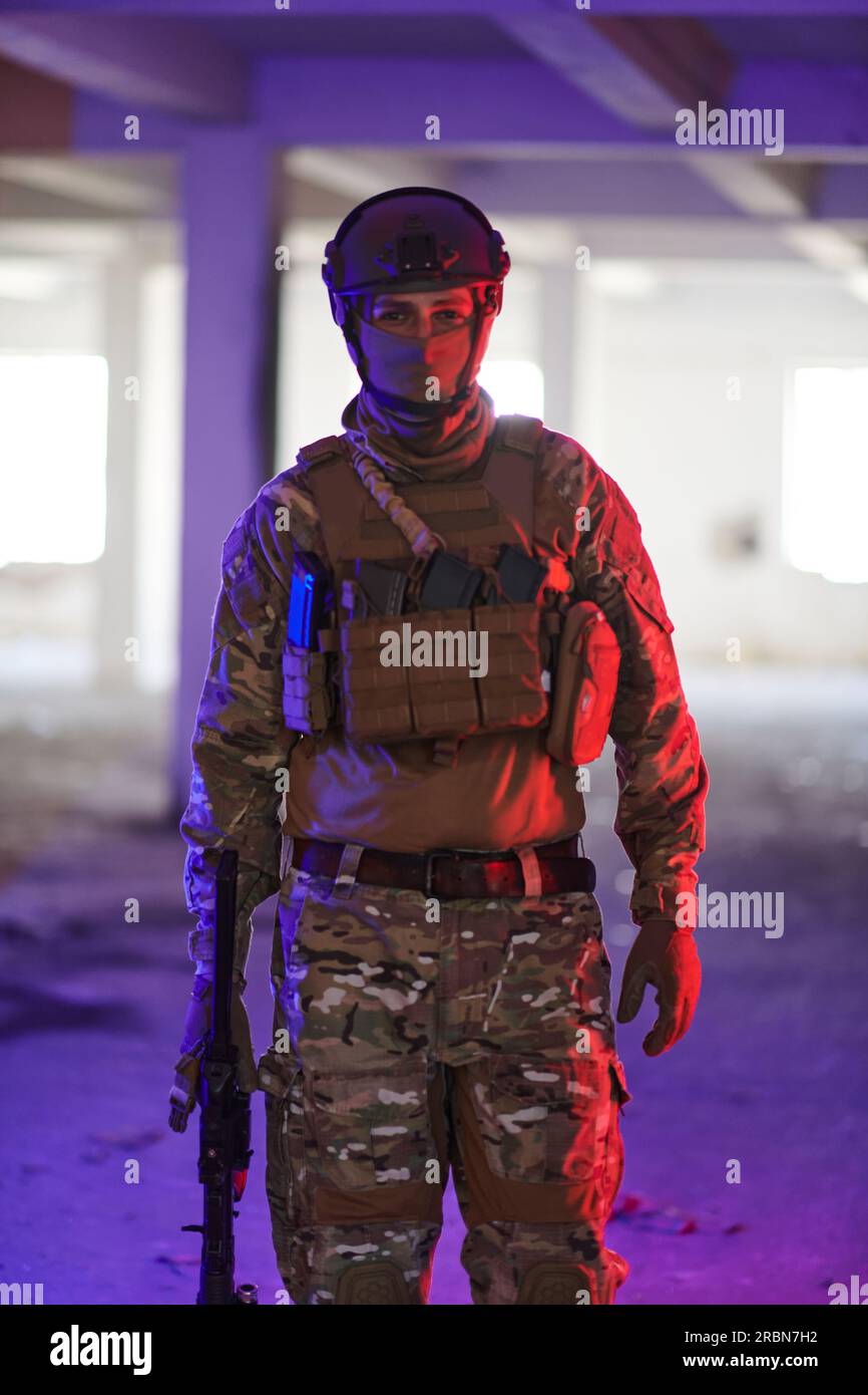 A professional soldier undertakes a perilous mission in an abandoned ...