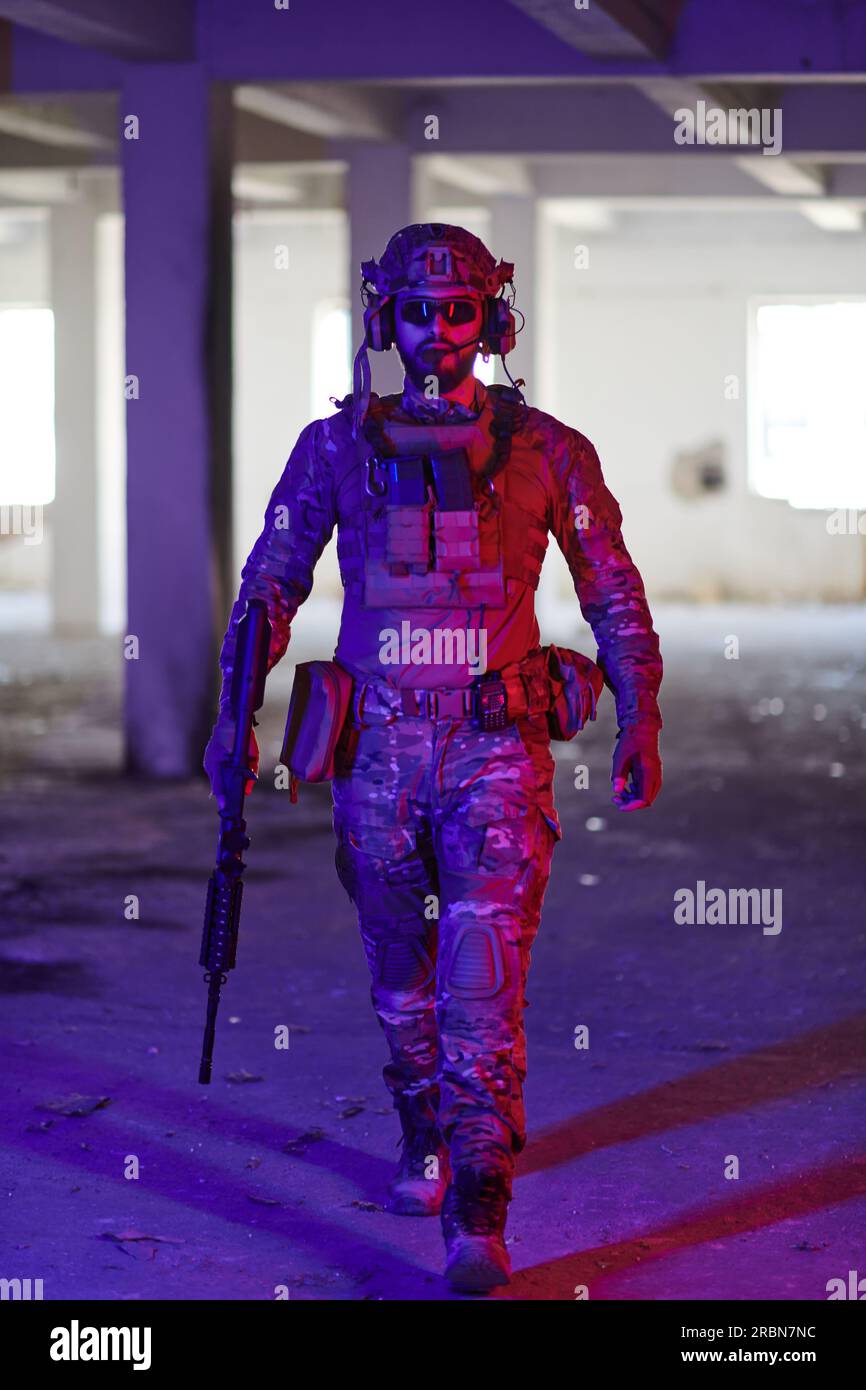 A professional soldier undertakes a perilous mission in an abandoned ...