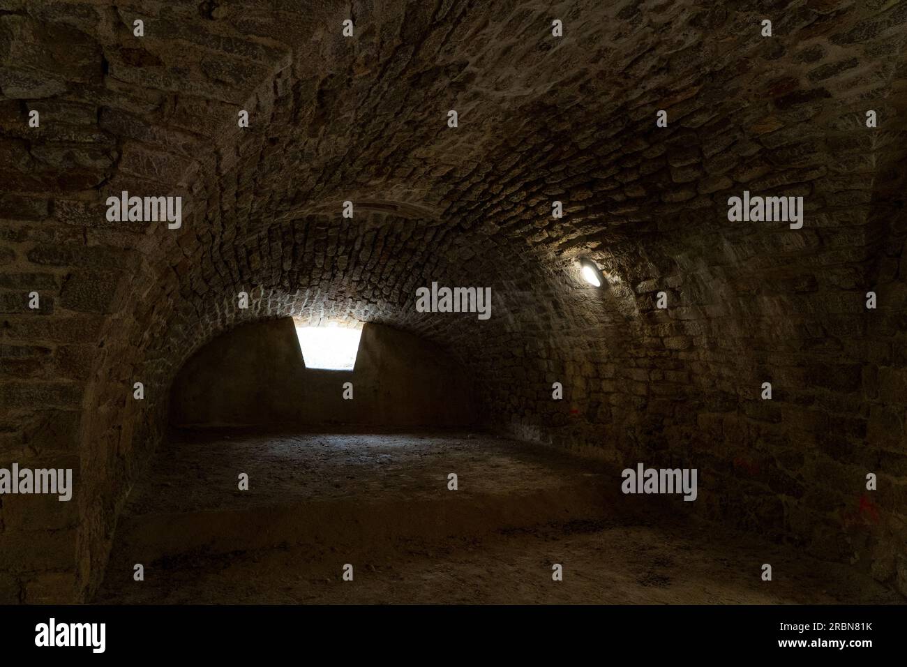 Underground staircase or underground staircase with 734 steps under ...