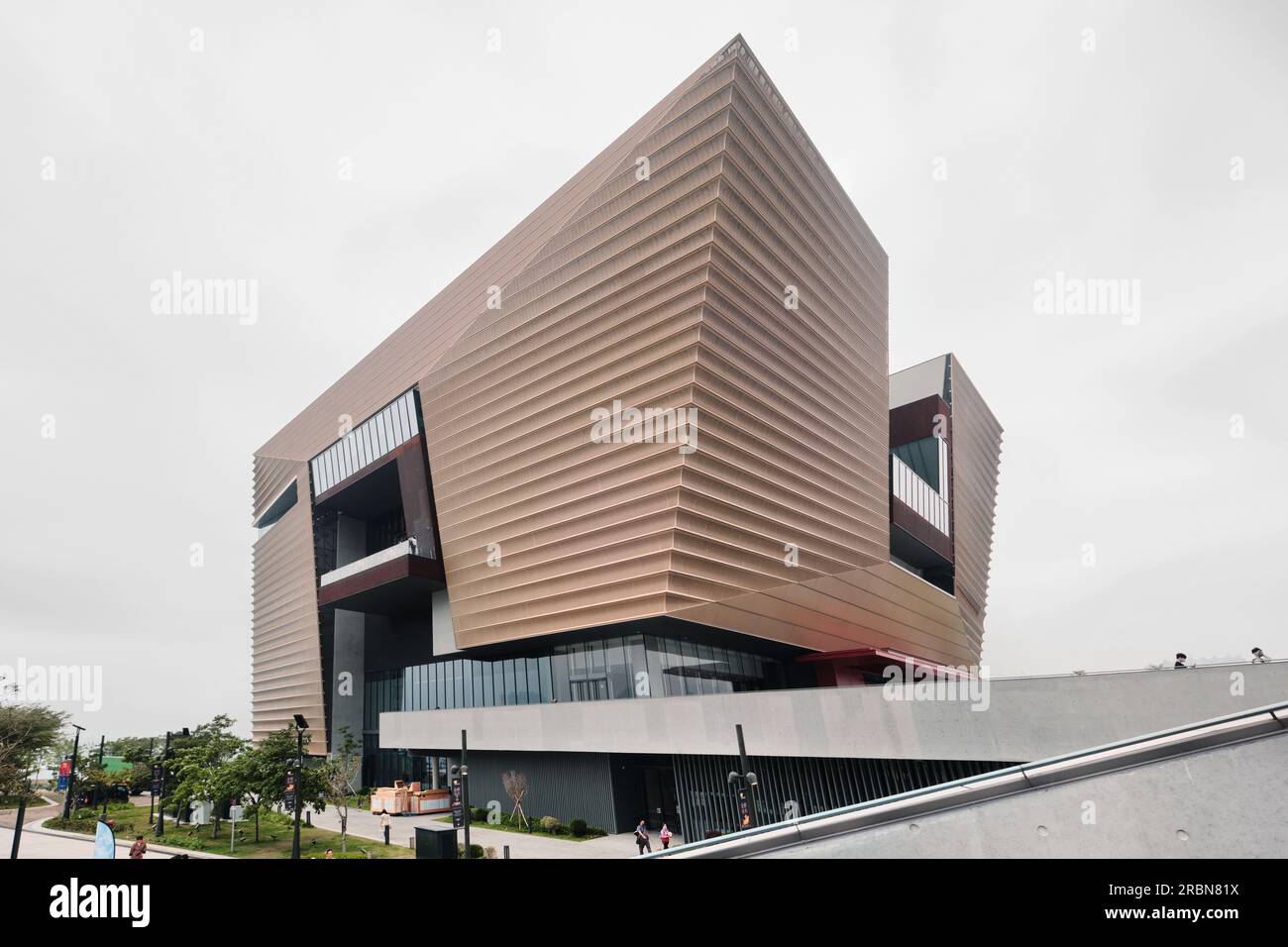 Hong Kong, China - April 28 2023: Exterior of Palace Museum exhibiting ...
