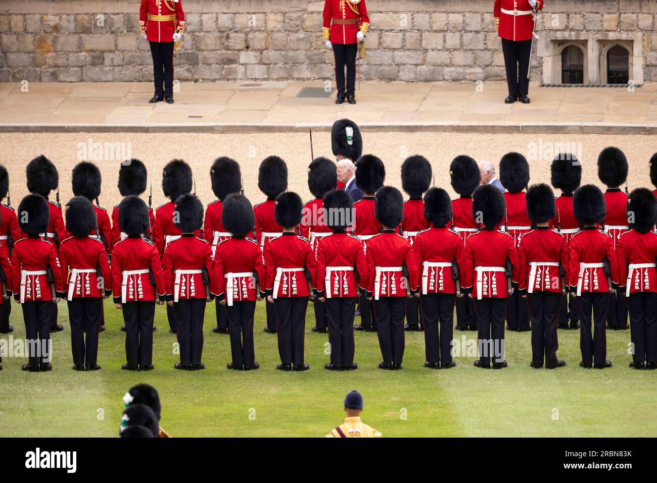 Windsor, UK. 10th July, 2023. US President Joe Biden and Britain's King ...