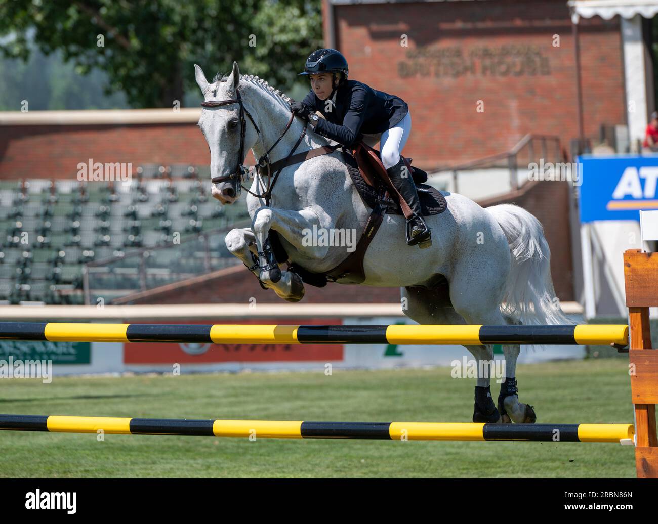 Calgary, Alberta, Canada, 8 July 2023. Hannah Selleck (USA) riding ...