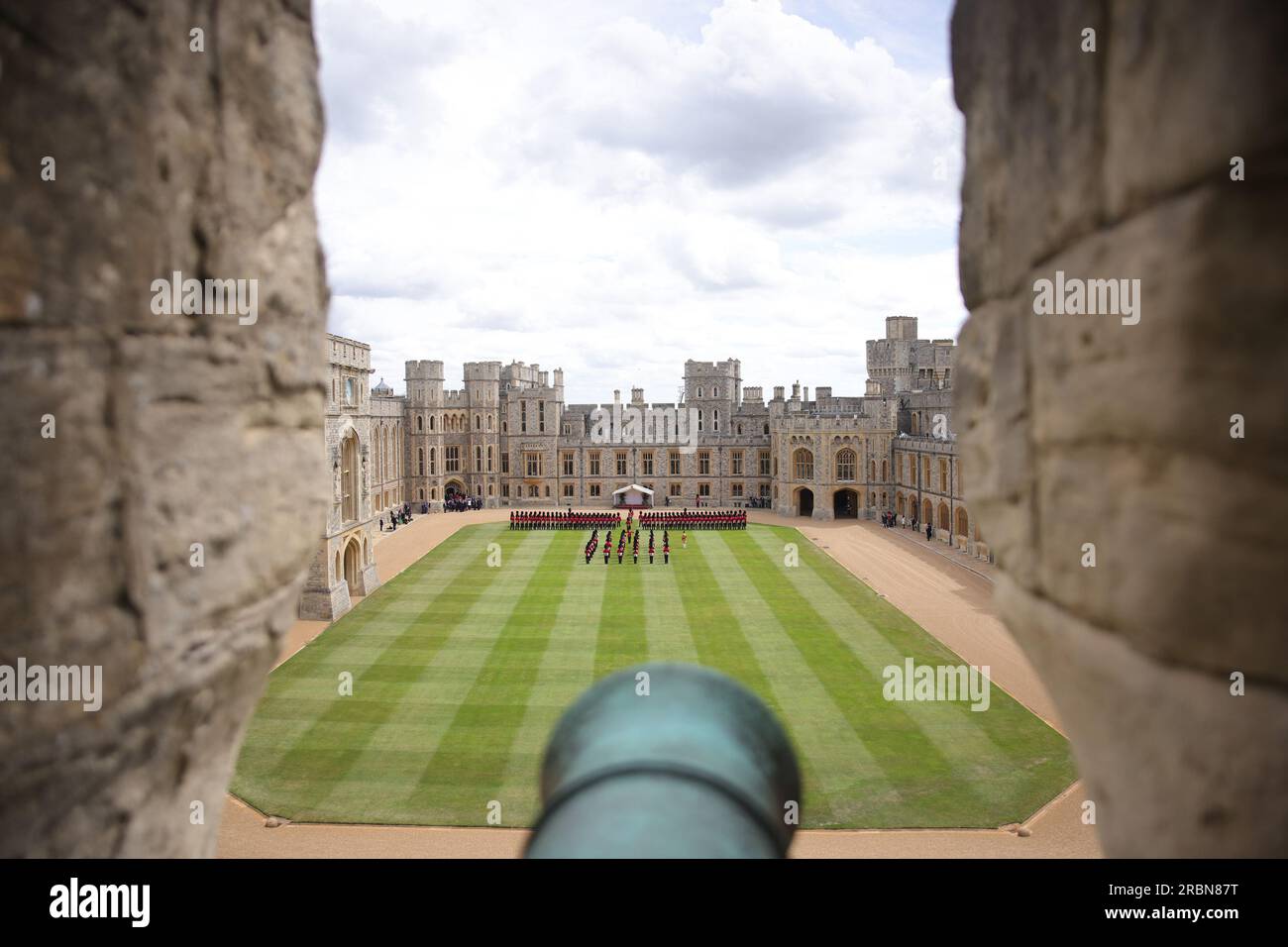 Windsor, UK. 10th July, 2023. US President Joe Biden and Britain's King ...