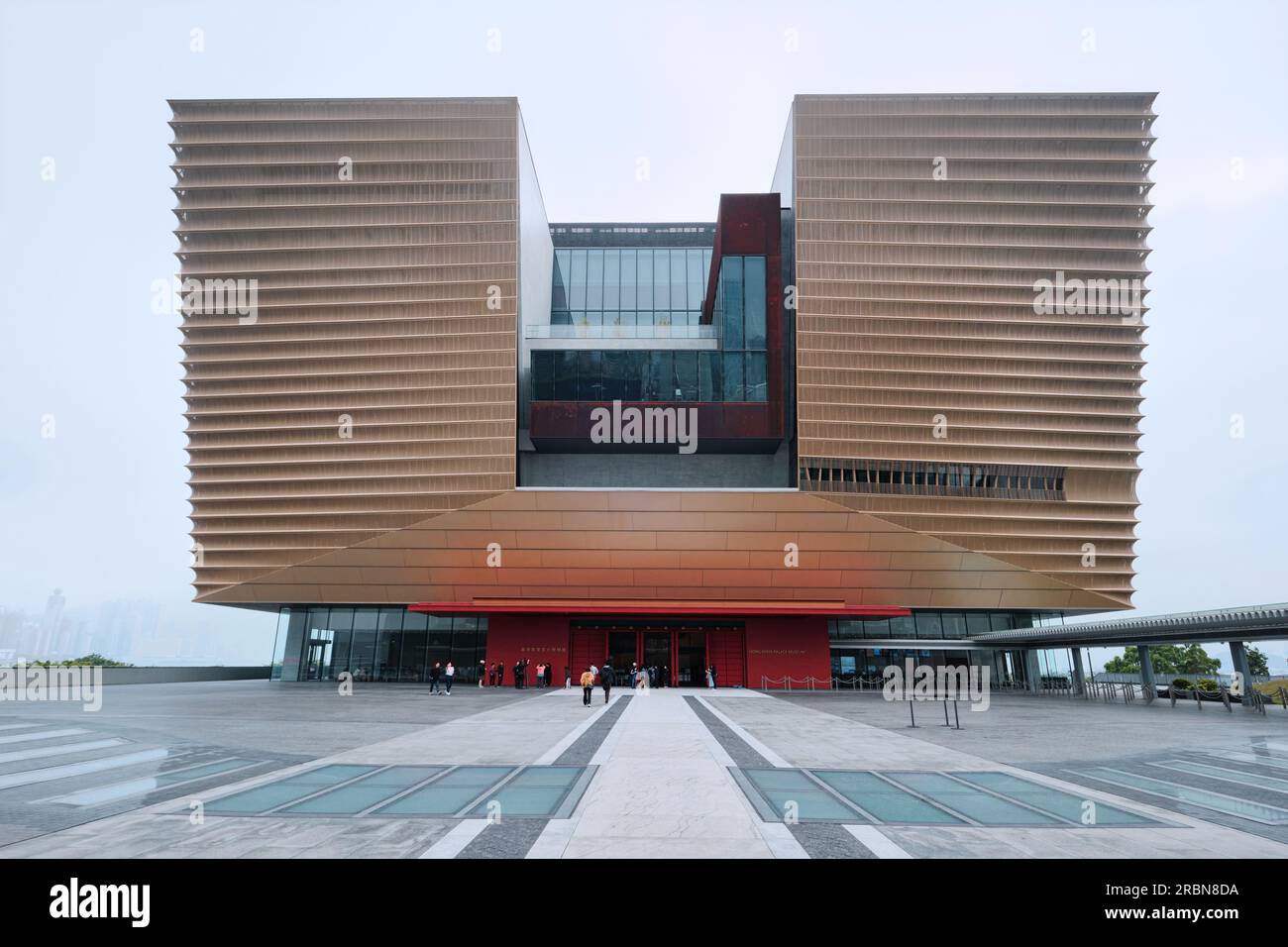 Hong Kong, China - April 28 2023: Exterior of Palace Museum exhibiting ...