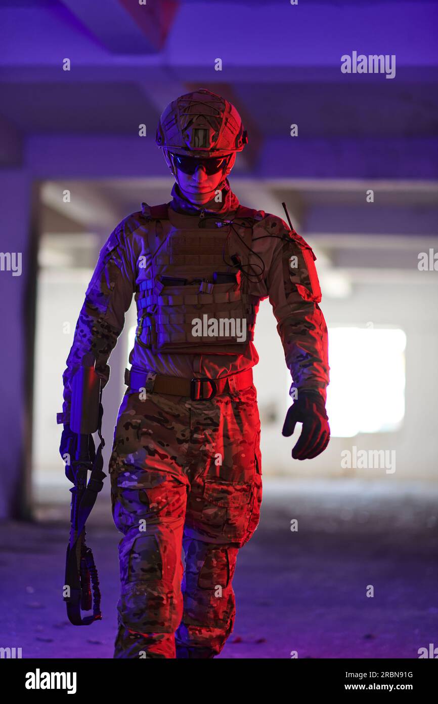 A professional soldier undertakes a perilous mission in an abandoned ...