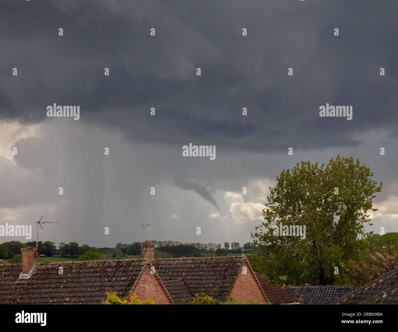 Tornado funnel clouds hi-res stock photography and images - Alamy