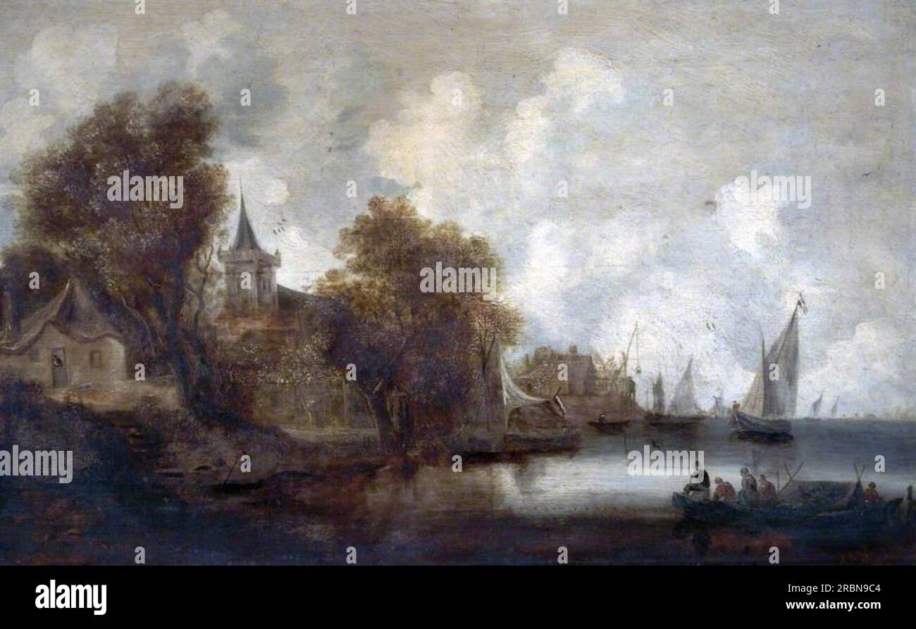 Jan van goyen river scene hi-res stock photography and images - Alamy