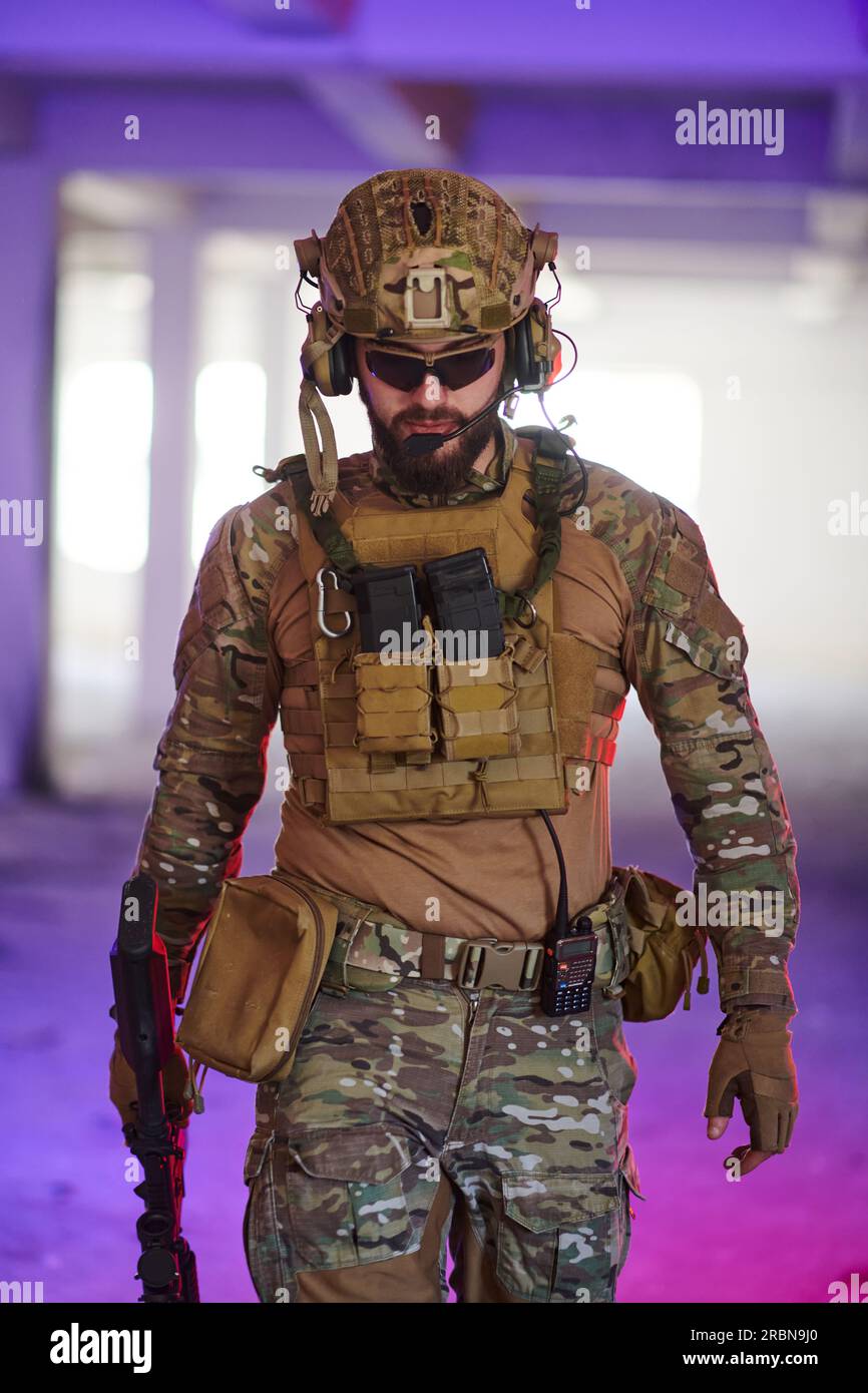 A professional soldier undertakes a perilous mission in an abandoned ...