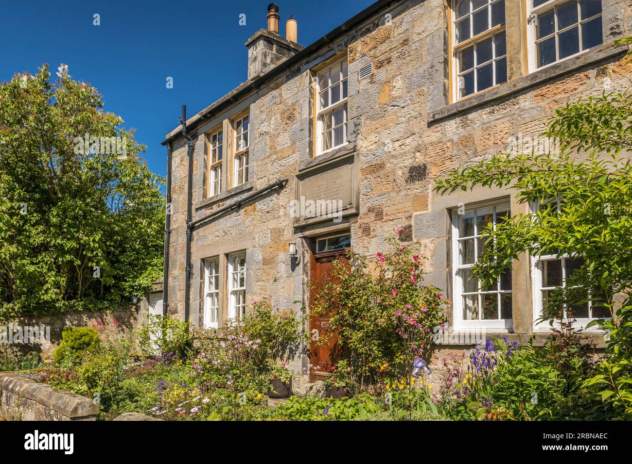Historic Patrick Geddes house in Culross, Fife, Scotland, UK Stock ...
