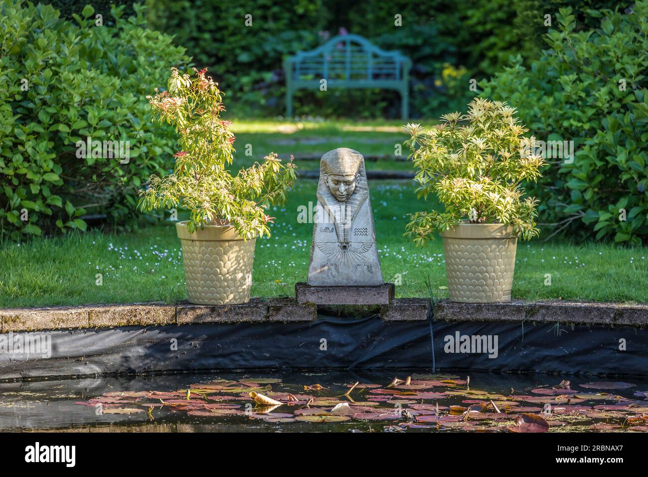Egyptian fresco garden hi-res stock photography and images - Alamy
