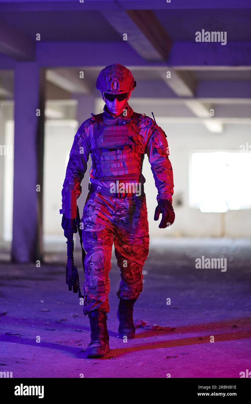 A professional soldier undertakes a perilous mission in an abandoned ...