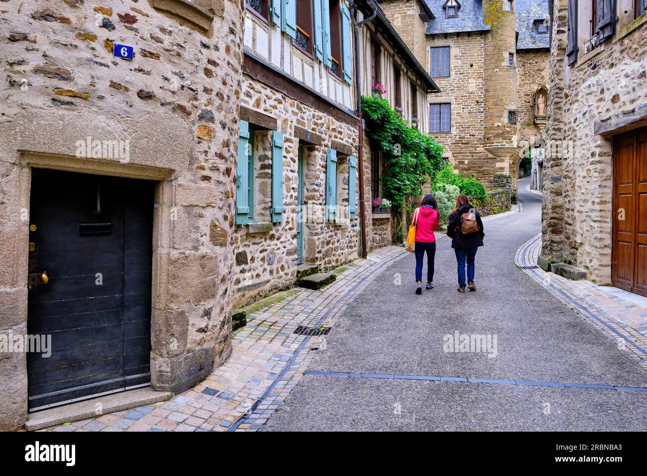France, Corrèze (19), Vézère valley, Limousin, Uzerche, labeled The ...