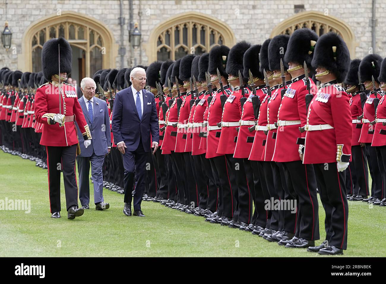 Windsor, UK. 10th July, 2023. US President Joe Biden and Britain's King ...