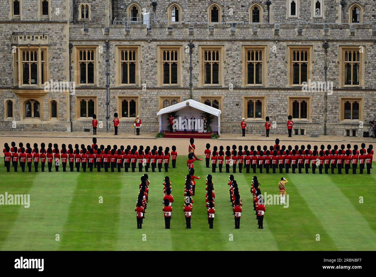 Windsor, UK. 10th July, 2023. US President Joe Biden and Britain's King ...