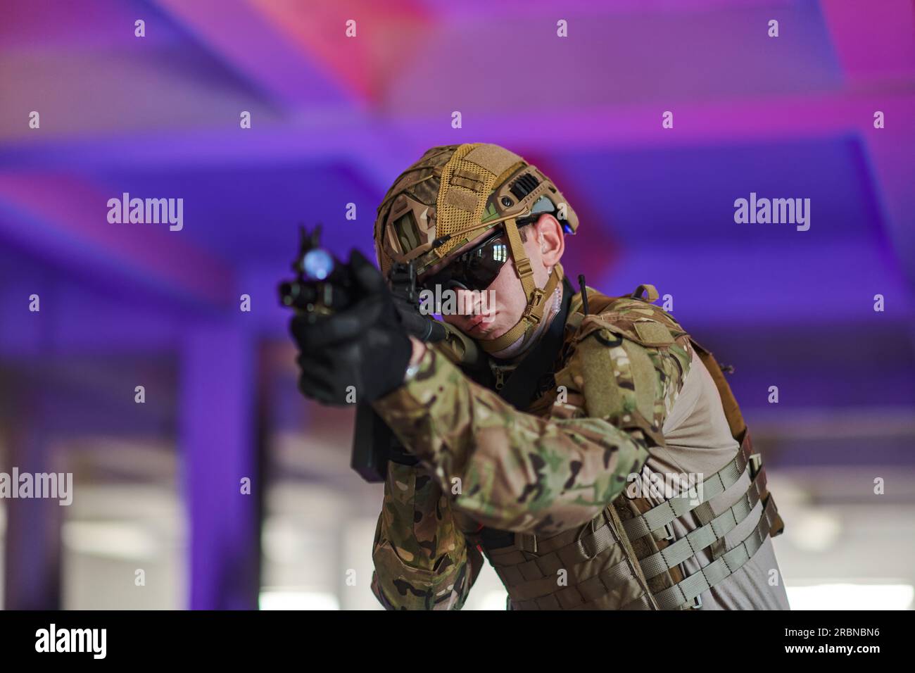 A professional soldier undertakes a perilous mission in an abandoned ...