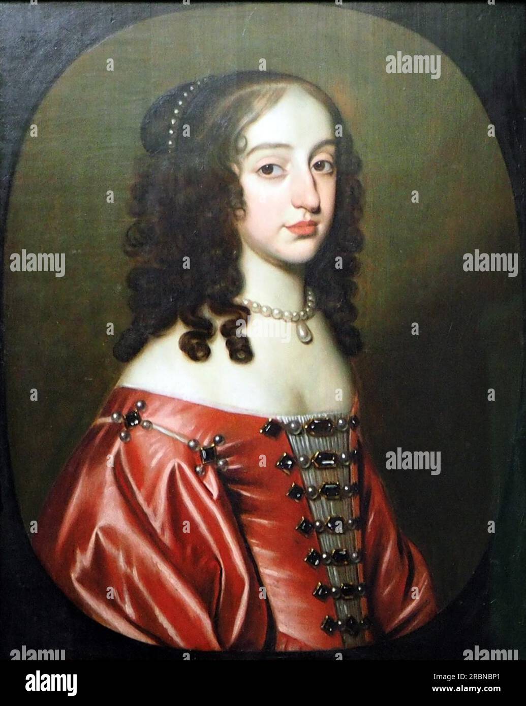 Prinzessin Maria Von England 1647 by Gerard van Honthorst Stock Photo ...