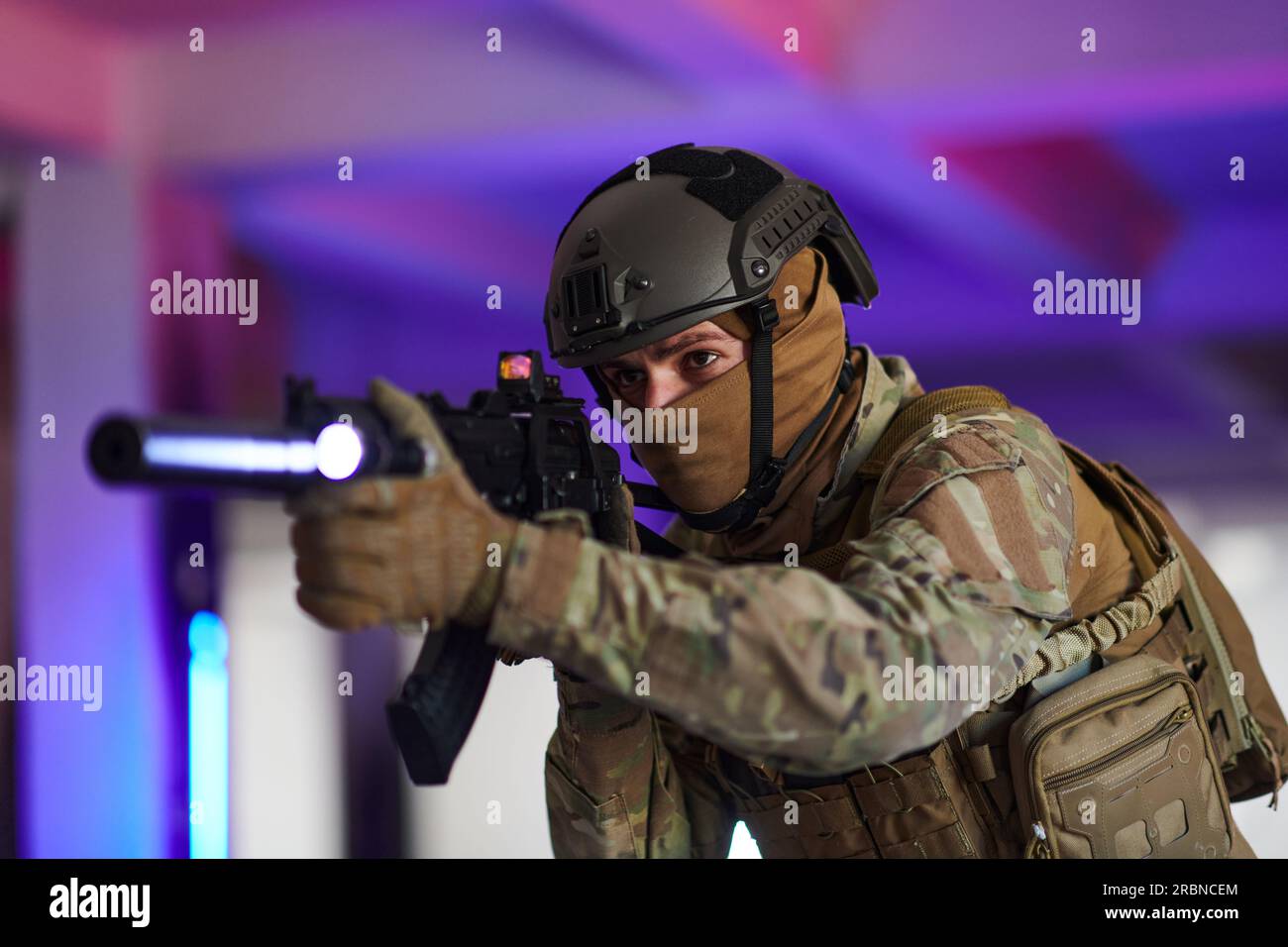 A professional soldier undertakes a perilous mission in an abandoned ...