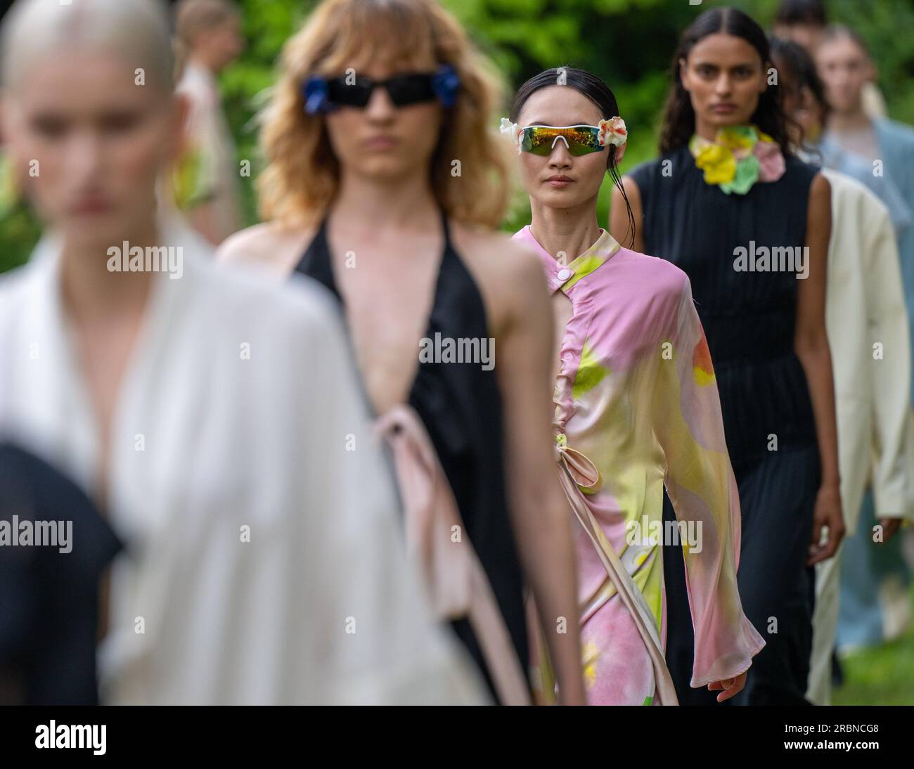 Berlin, Germany. 10th July, 2023. Models show creations of the label ...