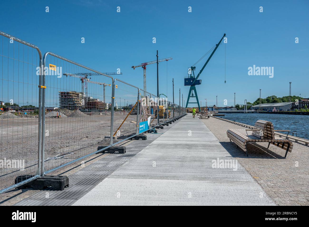 Norrkoping inner harbor inaugurated on July 6, 2023 is now open for the ...