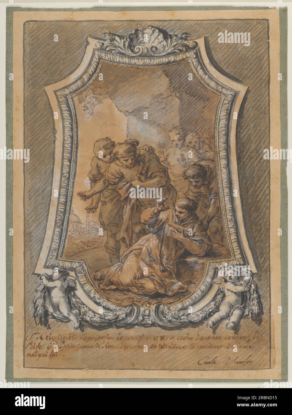 St. Gregory Reluctant to Accept His Election as Bishop of Rome by ...