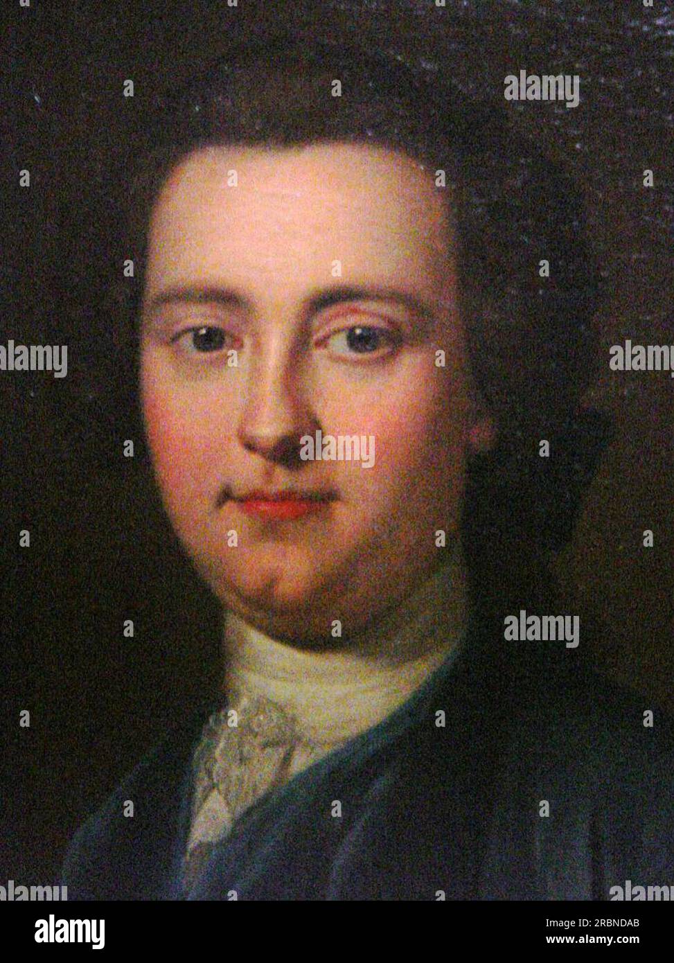 Portrait of George Montagu, Detail by Jean-Baptiste van Loo Stock Photo ...