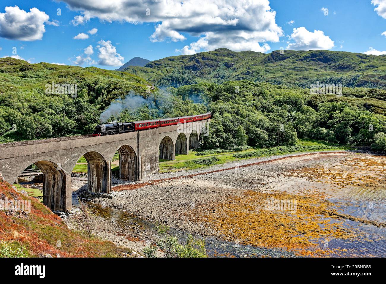 Steam railway over bridge hi-res stock photography and images - Alamy