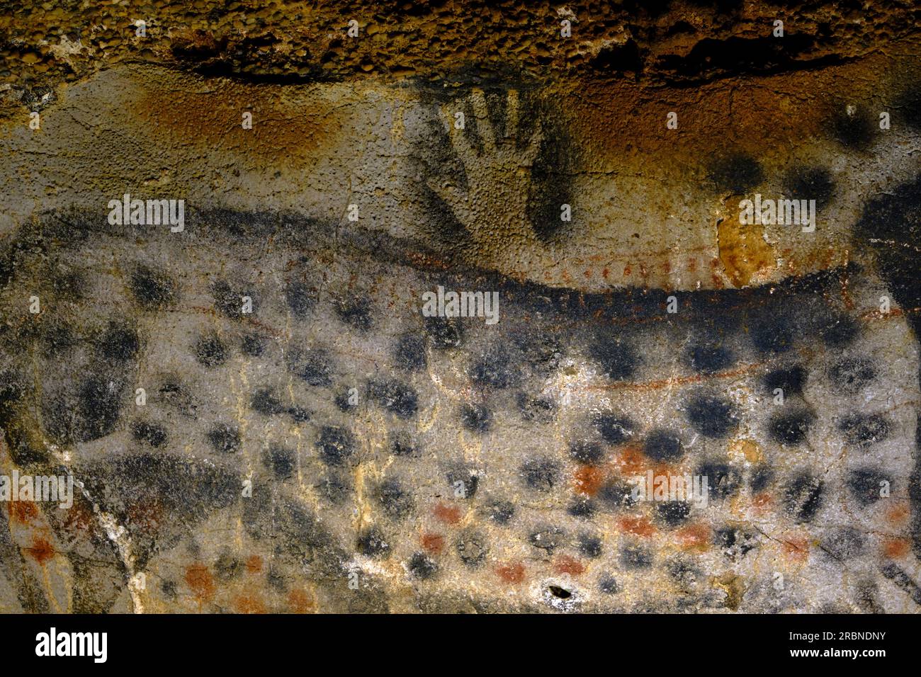 France, Lot (46), Cabrerets, Grotte du Pech Merle, Center of Prehistory ...