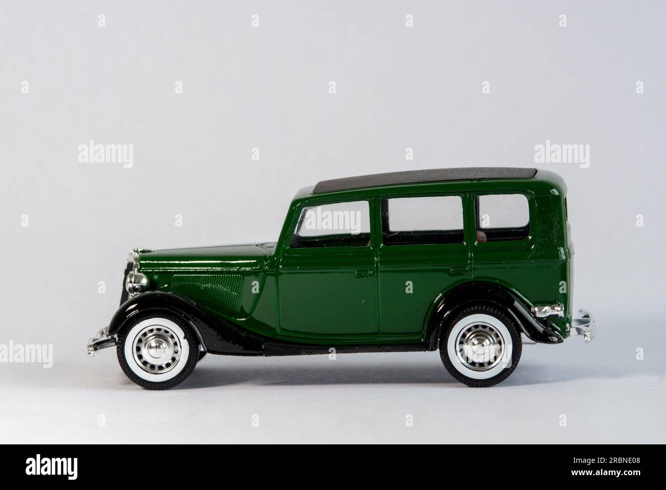 Toy model die cast car against white background Stock Photo - Alamy