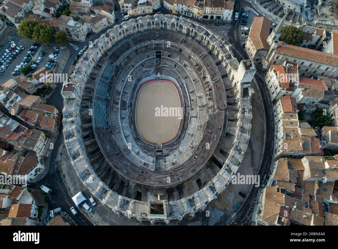 Aerial view of arles, france hi-res stock photography and images - Alamy