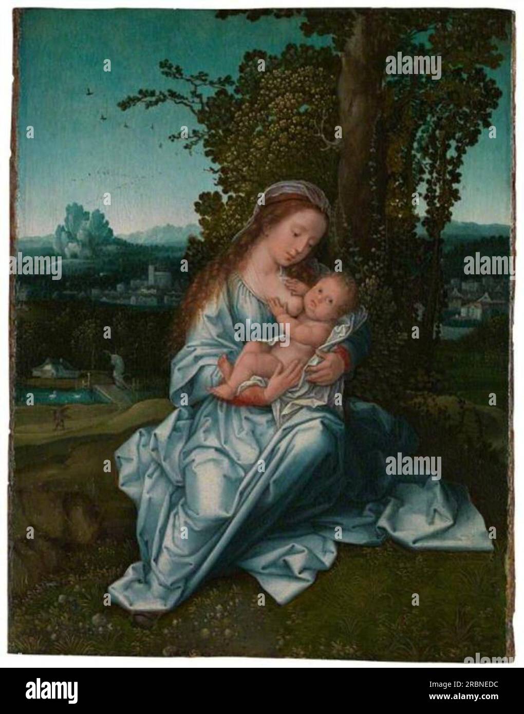 Renaissance landscape painting Cut Out Stock Images & Pictures - Alamy