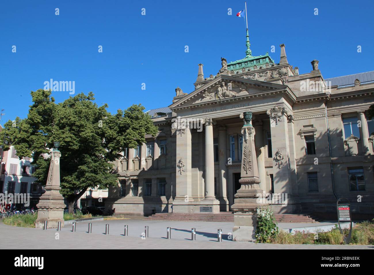 courthouse in strasbourg in alsace (france Stock Photo - Alamy