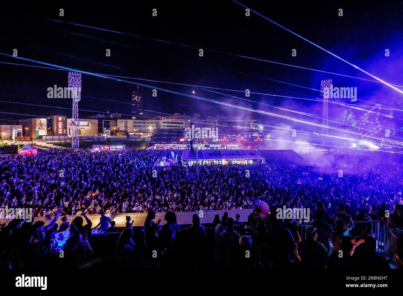 Split, Croatia. 10th July, 2023. Performance by DJ Afrojack on the ...