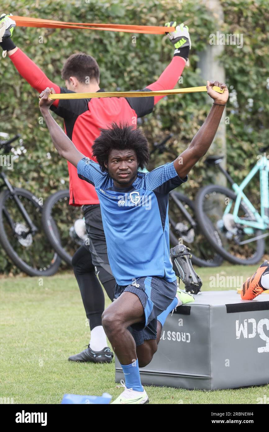 Venray, Netherlands. 10th July, 2023. Genk's Christopher Bonsu Baah ...