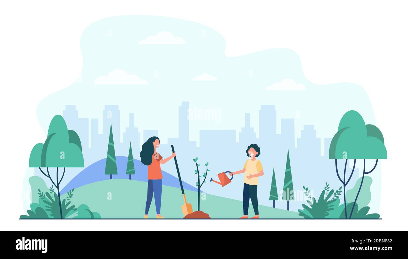 Plant for city garden Cut Out Stock Images & Pictures - Alamy