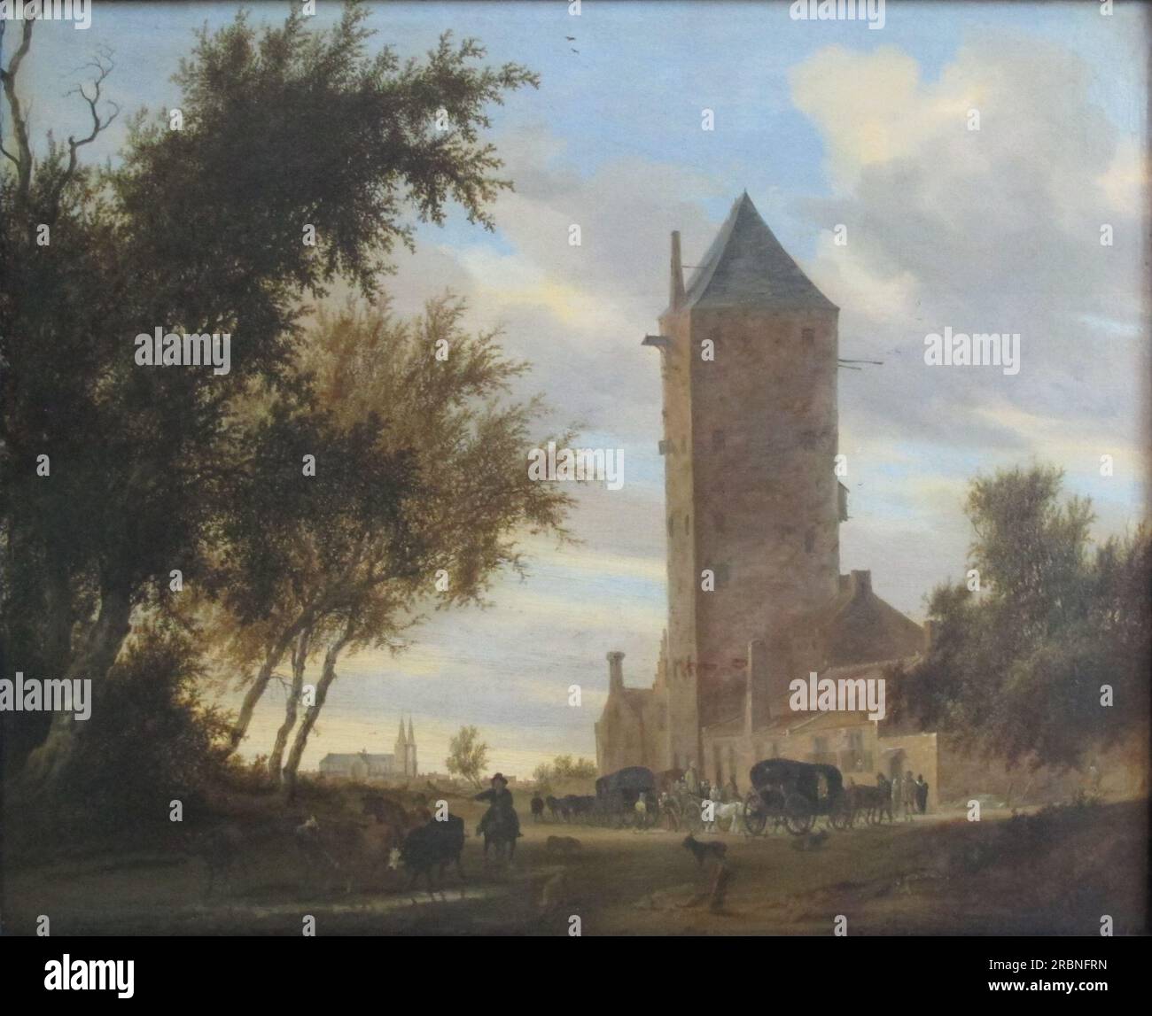 Landschaft Mit Dem Utrechter 'plompetoren' by Salomon van Ruysdael ...