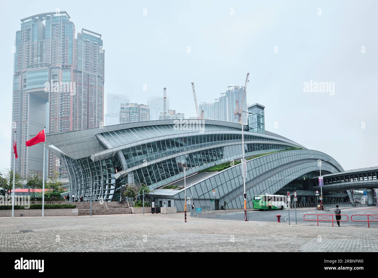 Hong Kong West Kowloon Station. It is the only station in the Hong Kong ...