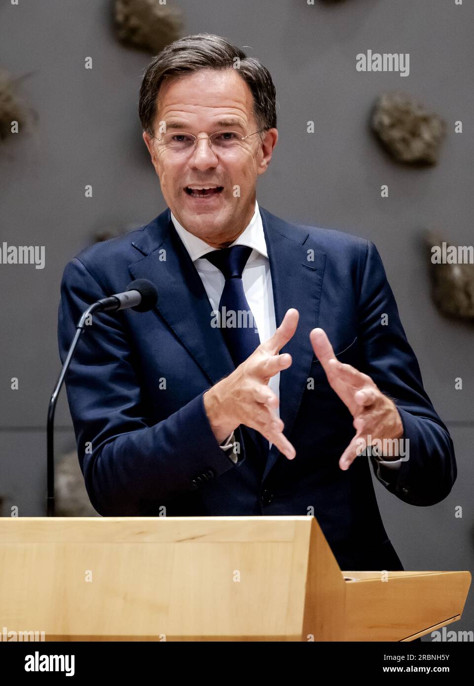 The Hague, Netherlands. 10th July, 2023. THE HAGUE - Outgoing Prime ...