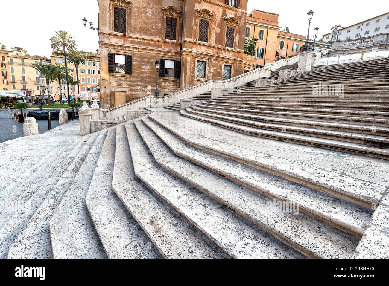 Spanish steps, the most visiting sightseeing in Rome Stock Photo - Alamy