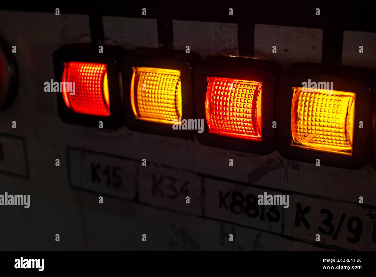 Simple abstract old retro industrial heavy duty equipment indicator ...