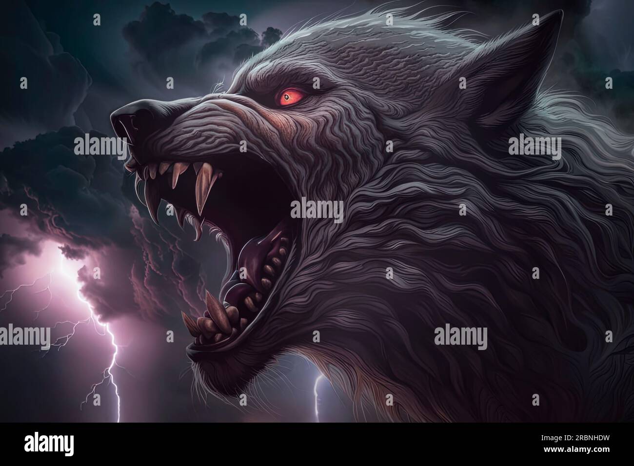 Storm night sky dark scary hi-res stock photography and images - Alamy
