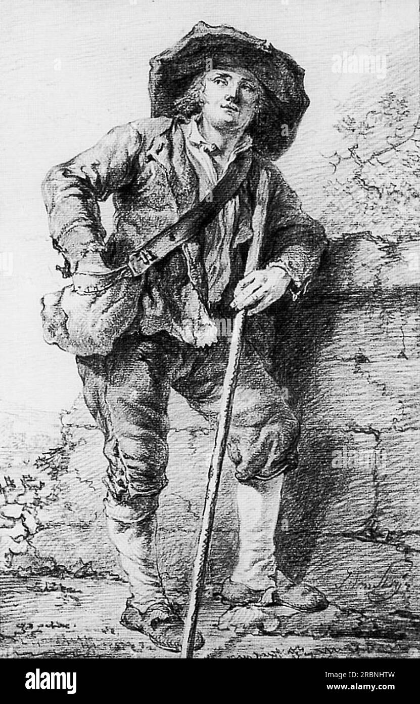 Standing countryman by Jacob van Strij Stock Photo - Alamy