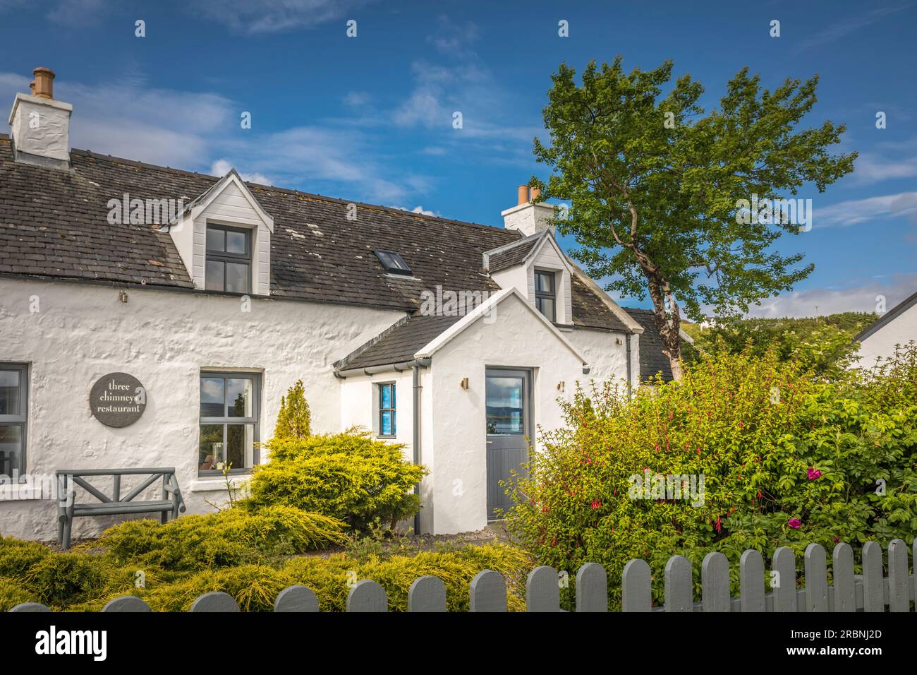 The Three Chimneys (well known traditional restaurant) at Colbost ...