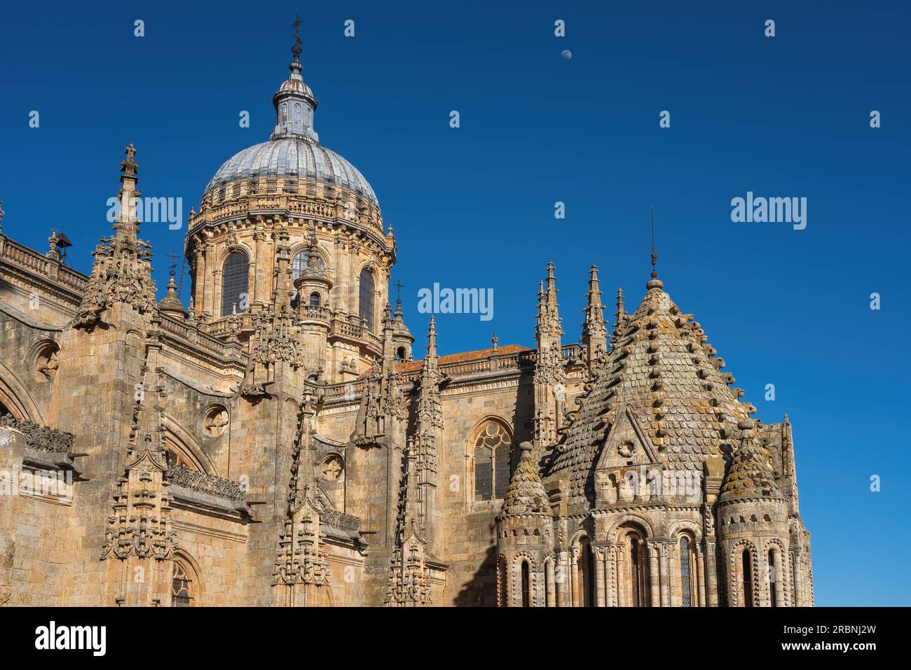 Crossing tower (Torre del Galo) and Lantern Tower of Salamanca ...