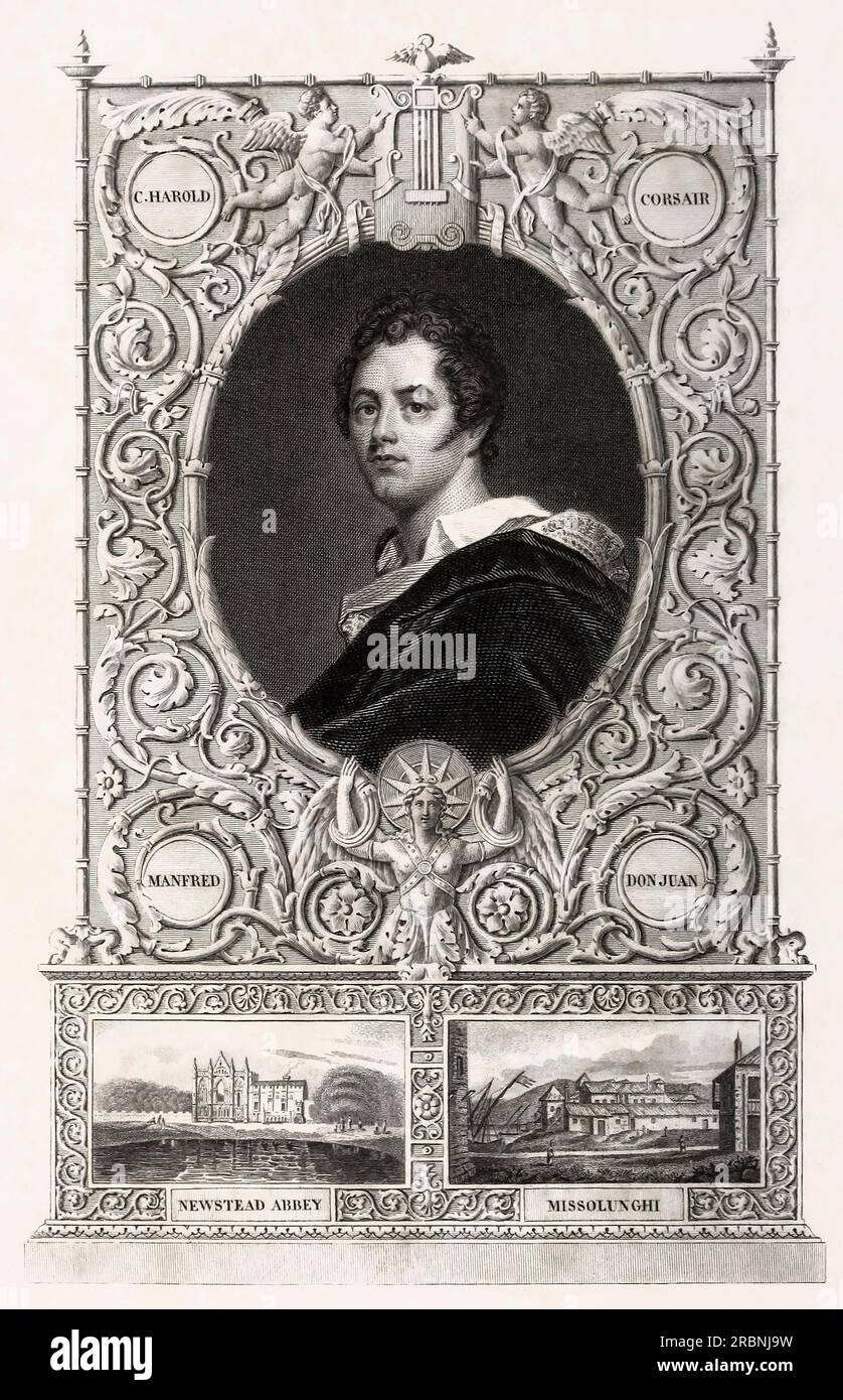 George Gordon Noel Byron, 6th Baron Byron of Rochdale, 1788 - 1824 ...