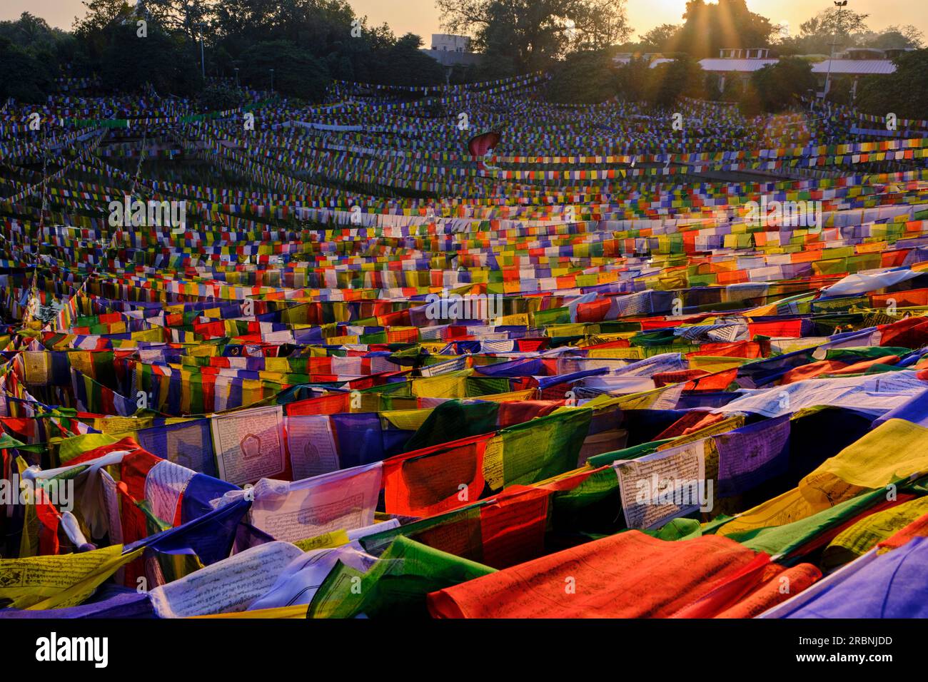 India, Bihar, Bodhgaya, Unesco World Heriatge, the Mahabodhi Temple ...