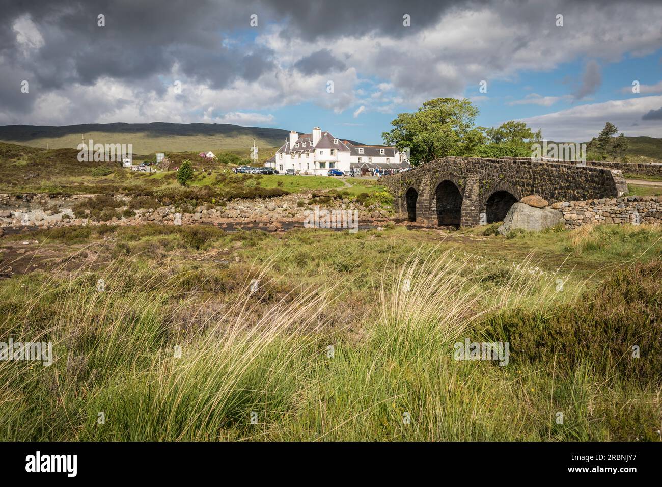 Sligachan Old Bridge, Isle of Skye, Highlands, Scotland, UK Stock Photo ...