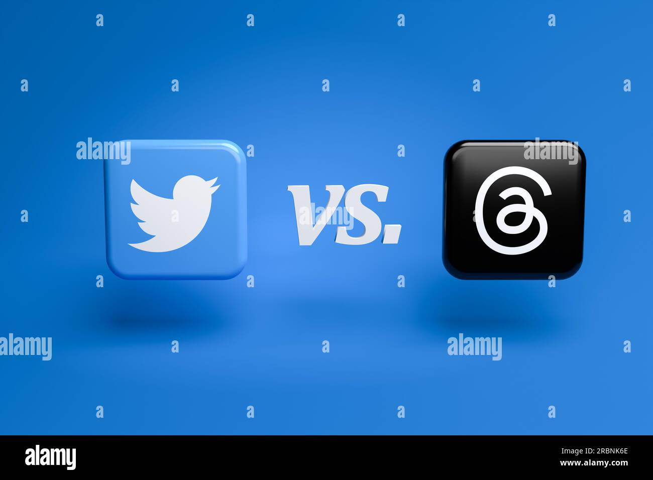 Twitter has a new competitor: Instagram's Threads. Logos of Twitter and ... Twitter has a new competitor: Instagram's Threads. Logos of Twitter and ...