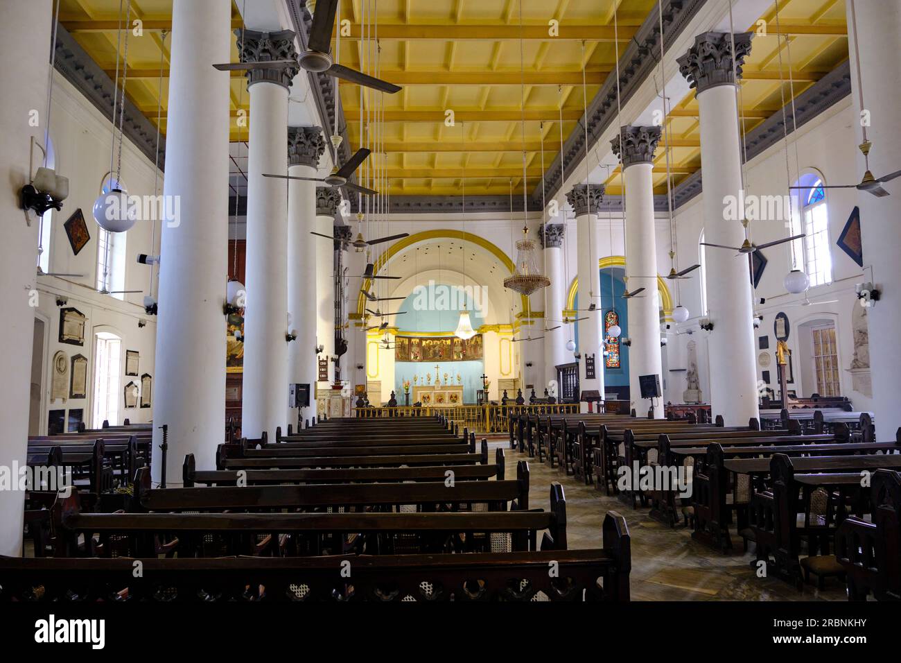 India, West Bengal, Kolkata, Calcutta, St John church Stock Photo - Alamy