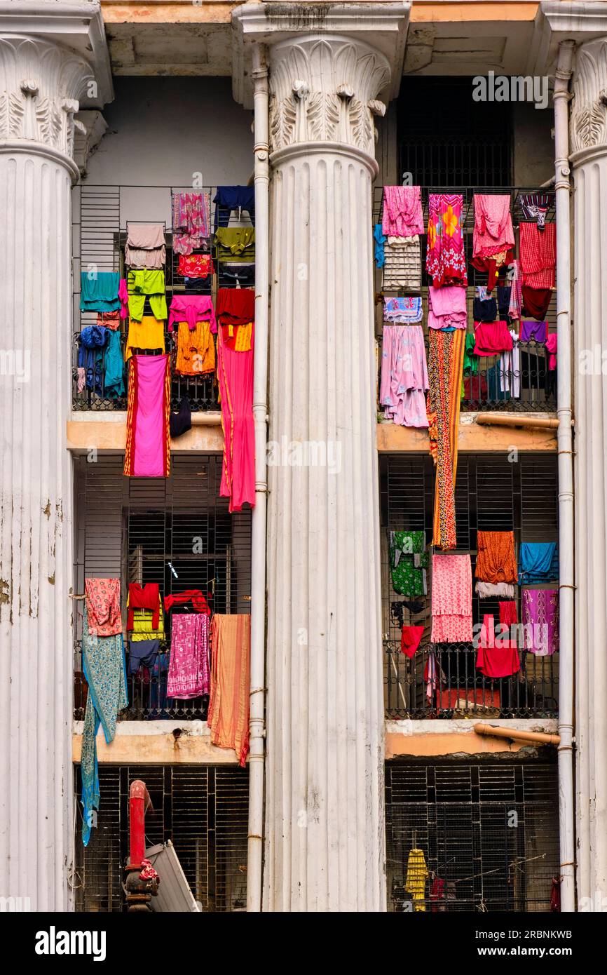India, West Bengal, Kolkata, Calcutta, colonial architecture Stock ...